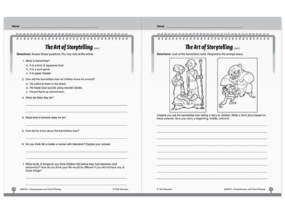 Comprehension and Critical Thinking Workbook - Gr. 2 at Lakeshore Learning
