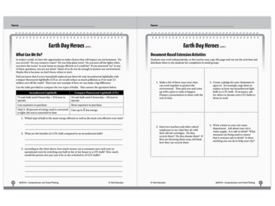 Comprehension and Critical Thinking Workbook - Gr. 5 at Lakeshore Learning