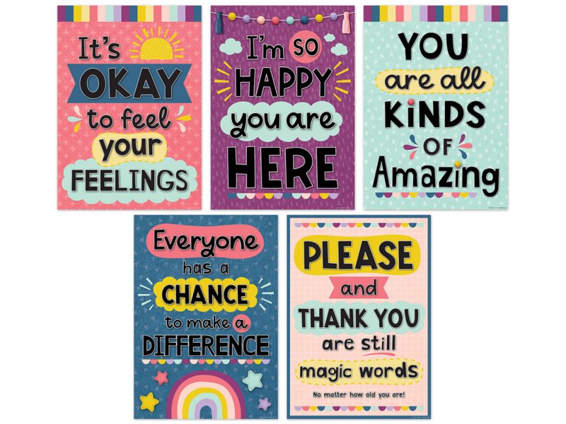Oh Happy Day! Motivational Poster Pack at Lakeshore Learning