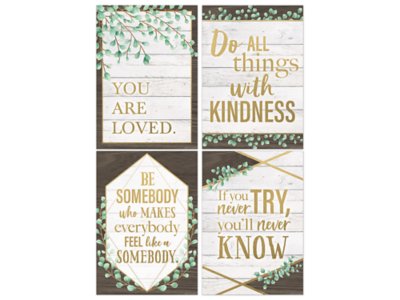 Simply Boho Motivational Mini Poster Pack at Lakeshore Learning