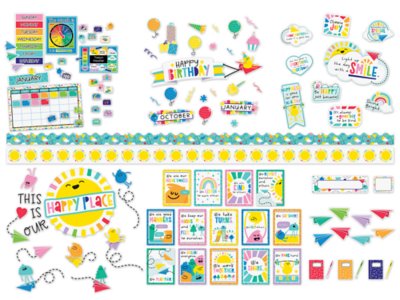 Happy Place Calendar Bulletin Board Set at Lakeshore Learning