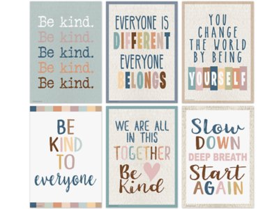 Everyone Is Welcome Motivational Poster Pack at Lakeshore Learning