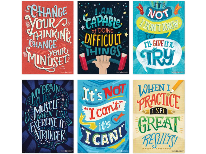 Growth Mindset Poster Pack at Lakeshore Learning