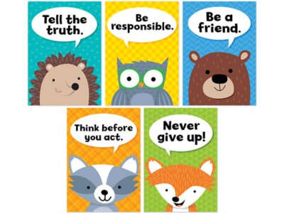 Woodland Friends Birthday Poster at Lakeshore Learning