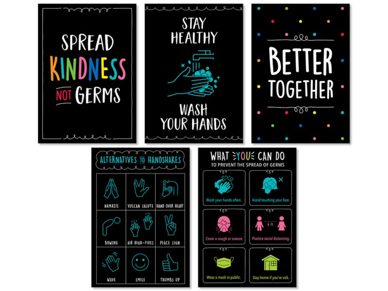 Staying Safe & Healthy Poster Pack at Lakeshore Learning