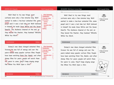 Daily Paragraph Editing Workbook - Gr. 3 at Lakeshore Learning