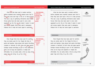 Daily Paragraph Editing Workbook - Gr. 4 at Lakeshore Learning