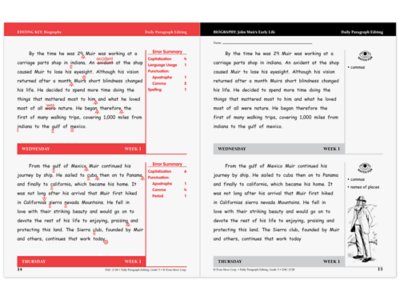 Daily Paragraph Editing Workbook - Gr. 5 at Lakeshore Learning