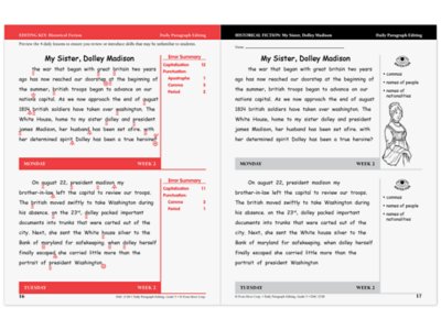 Daily Paragraph Editing Workbook - Gr. 5 at Lakeshore Learning