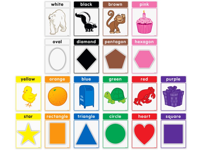 Colors & Shapes Bulletin Board Set at Lakeshore Learning