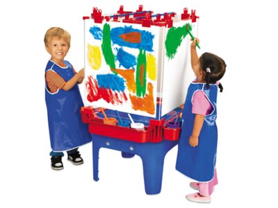 Toddler Indoor/Outdoor Painting Center for 4 at Lakeshore Learning