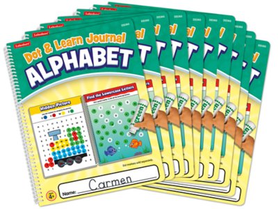 Dot & Learn! Alphabet Journal - Set of 10 at Lakeshore Learning