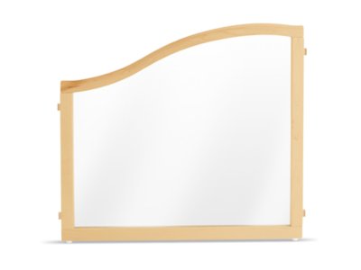 Connective Furniture Wave Panel - 33"w x 22 1/2" to 30"h at Lakeshore ...