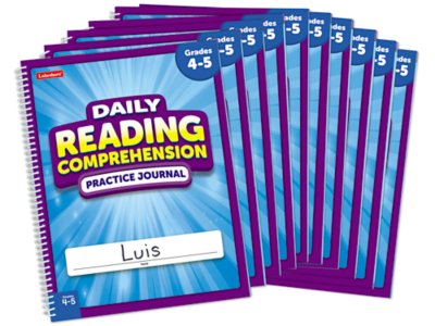 Reading Comprehension Daily Practice Journal - Gr. 4-5 at Lakeshore ...