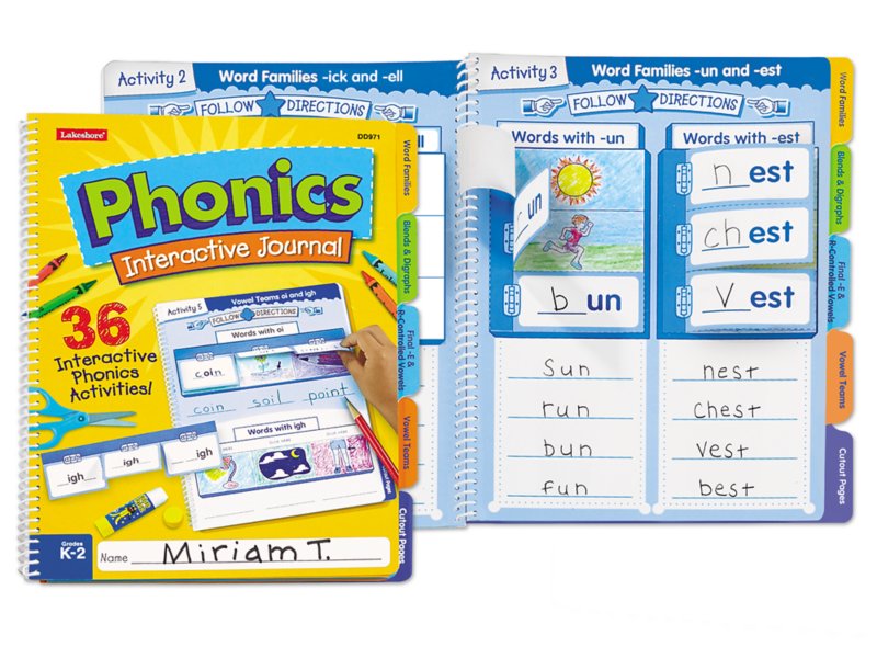 Phonics Interactive Journal at Lakeshore Learning
