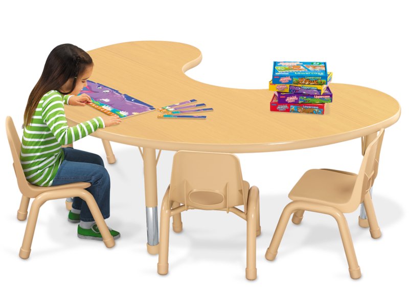 Horseshoe Table With Chairs