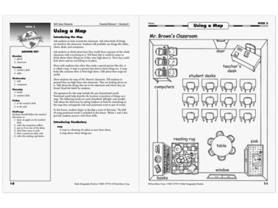 Daily Geography Practice Workbook - Gr. 1 at Lakeshore Learning