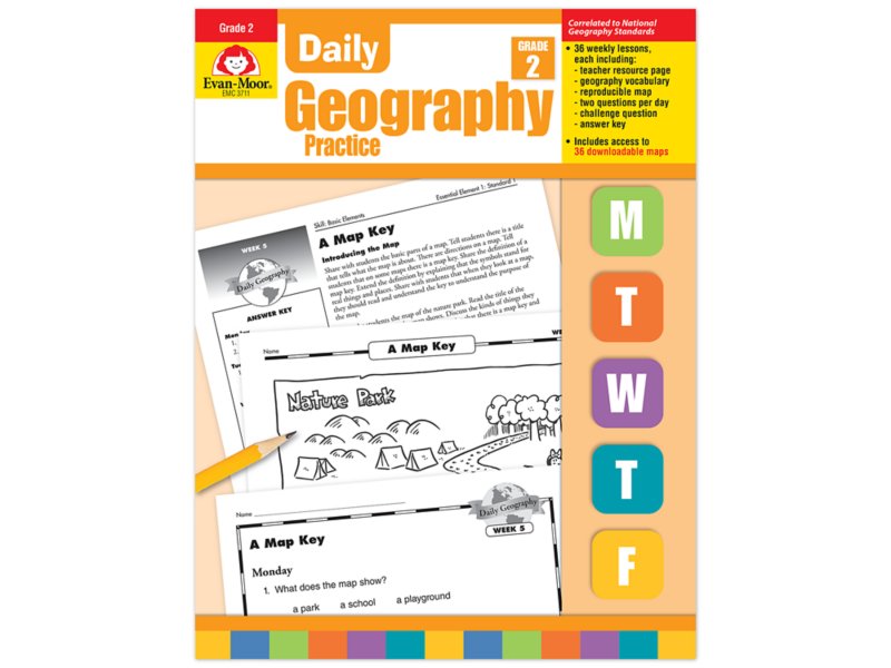 Daily Geography Practice Workbook - Gr. 2 at Lakeshore Learning