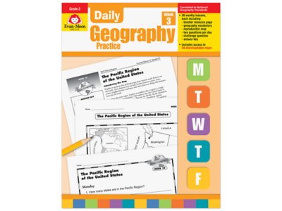 Daily Geography Practice Workbook - Gr. 3 at Lakeshore Learning