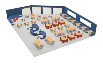Dining Commons Layout | Lakeshore® Furniture