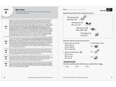 Daily Reading Comprehension Activities Workbook - Gr. 1 at Lakeshore ...