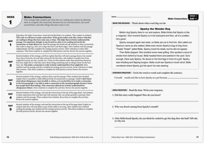 Daily Reading Comprehension Activities Workbook - Gr. 3 at Lakeshore ...