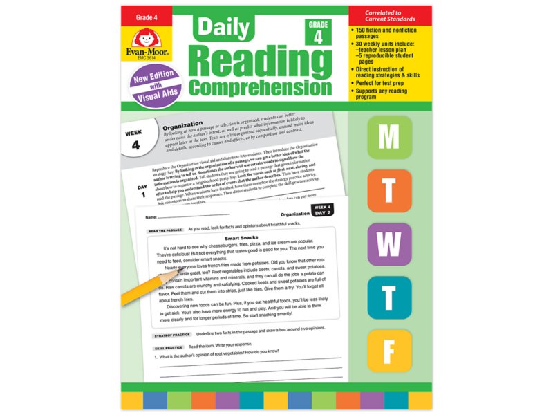 Daily Reading Comprehension Activities Workbook - Gr. 4 at Lakeshore ...