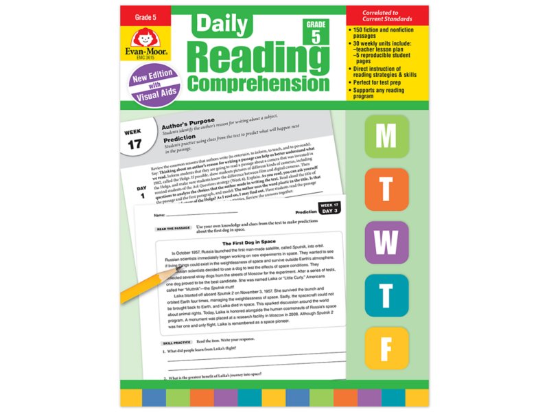 Daily Reading Comprehension Activities Workbook - Gr. 5 at Lakeshore ...