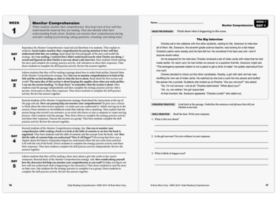 Daily Reading Comprehension Activities Workbook - Gr. 5 at Lakeshore ...