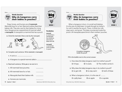 Daily Science Reproducible Activities Workbook - Gr. 2 at Lakeshore ...