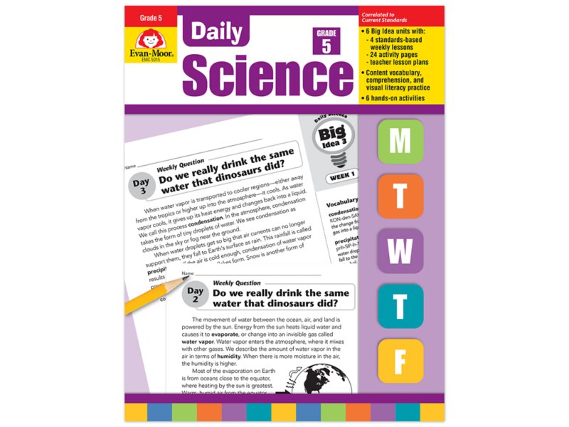 Daily Science Reproducible Activities Workbook - Gr. 5 at Lakeshore ...