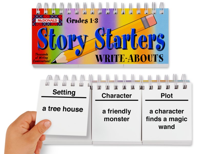 Let’s Get Writing! Story Starters Flip Book - Gr. 1-3 at Lakeshore Learning