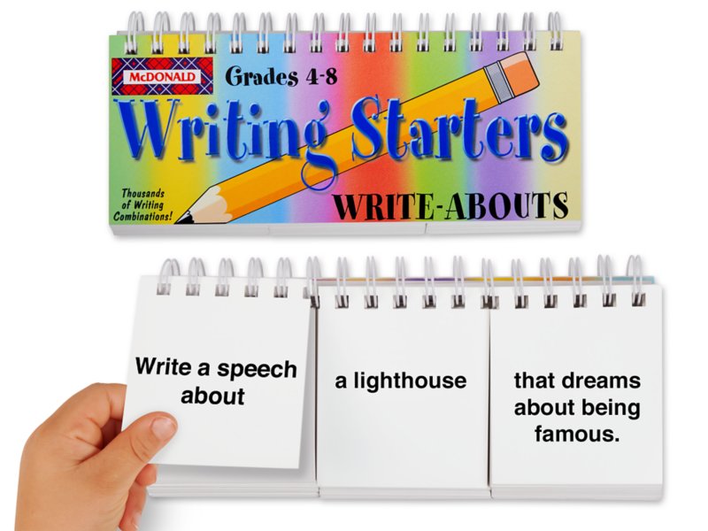 Let’s Get Writing! Writing Starters Flip Book - Gr. 4-8 at Lakeshore ...