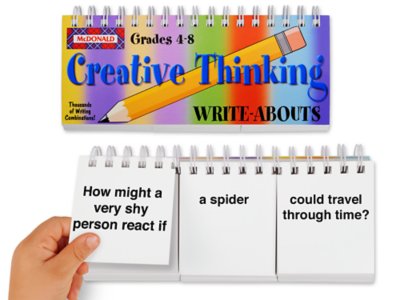 Let’s Get Writing! Creative Thinking Flip Book - Gr. 4-8 at Lakeshore ...