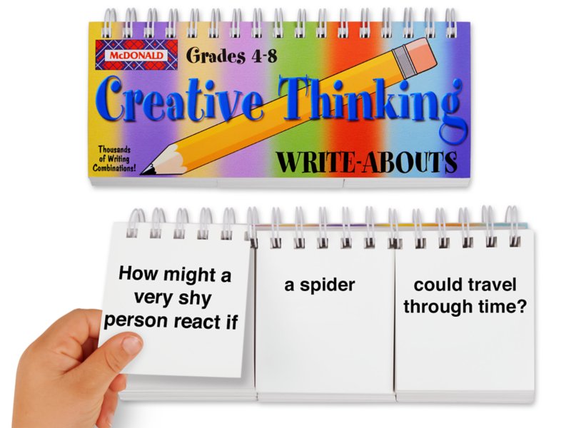 Let’s Get Writing! Creative Thinking Flip Book - Gr. 4-8 at Lakeshore ...