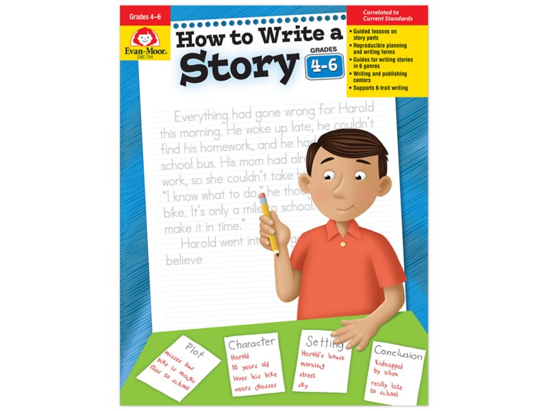 How to Write a Story Workbook - Gr. 4-6 at Lakeshore Learning
