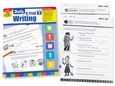 Daily 6-Trait Writing Activities - Gr. 4 at Lakeshore Learning