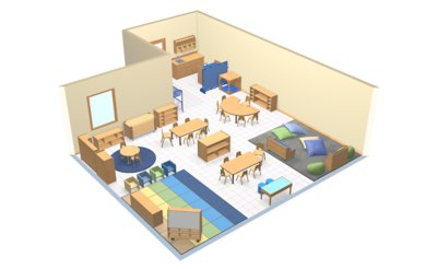 Early Childhood Special Education Classroom Layout | Lakeshore® Furniture