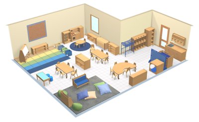 Early Childhood Special Education Classroom Layout | Lakeshore® Furniture