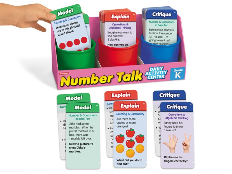Number Talk Daily Activity Center - Kindergarten at Lakeshore Learning