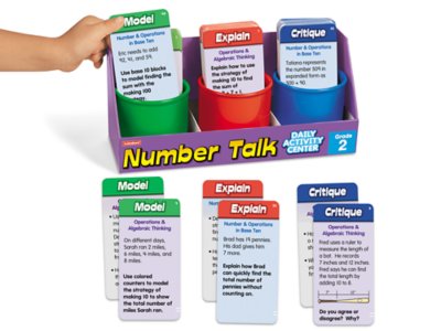 Math Talk Bulletin Board Set at Lakeshore Learning