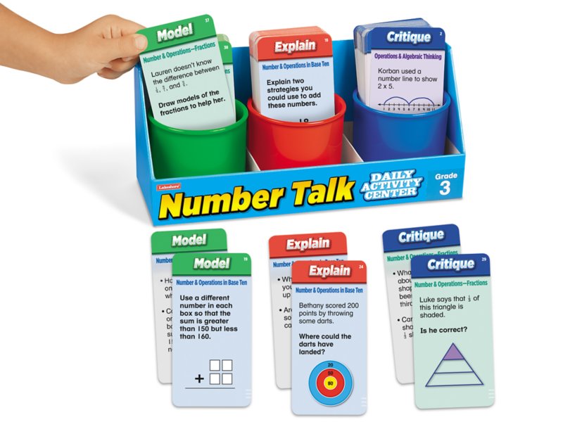 Number Talk Daily Activity Center - Gr. 3 at Lakeshore Learning