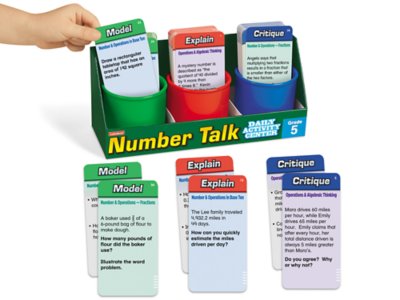 Math Talk Bulletin Board Set at Lakeshore Learning