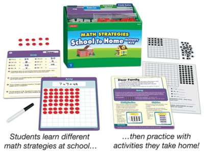 Math Strategies School-To-Home Activity Kit - Gr. 3 at Lakeshore Learning