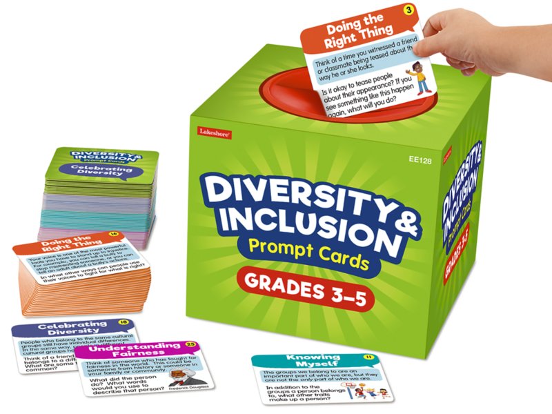 Diversity & Inclusion Prompt Cards - Gr. 3-5 at Lakeshore Learning