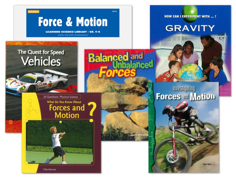 Force & Motion Book Library - Gr. 4-6 at Lakeshore Learning