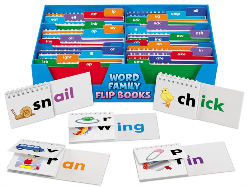 Word Family Flip Books at Lakeshore Learning