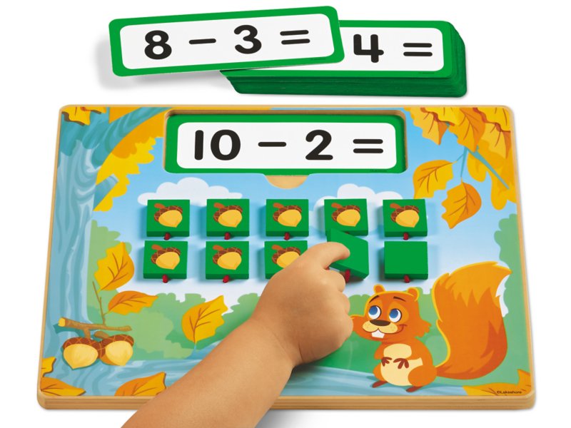 Subtraction Flip & Solve Board at Lakeshore Learning