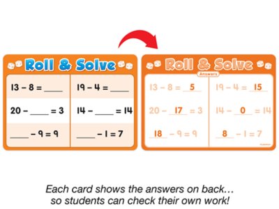 Roll & Solve Subtraction Game at Lakeshore Learning