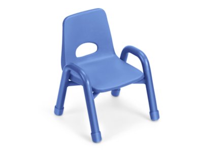 Kids Colors™ Stacking Chair - 7 1/2" - Blue at Lakeshore Learning
